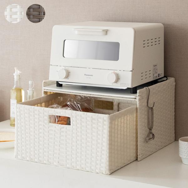 【発売日：2023年10月19日】【商品説明】キッチンでは雑多に置きがちなパンや調味料、洗面所やランドリー周りではタオル類などまとめて収納できるドロワーラック『Stire（スティーレ）』。収納物を隠してサッと取り出せる引き出しタイプで見た目...