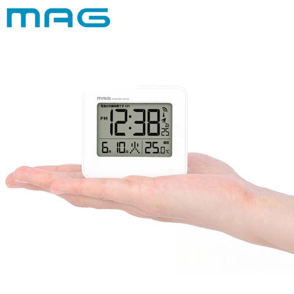 【発売日：2025年12月08日】機能：電波時計(JJY)、電子音アラーム、電波受信状況表示、時刻表示、カレンダー表示、温度表示、12/24時間表示切替、電池交換お知らせ表示、スヌーズ、ライト電波/非電波：電波電源：単4形アルカリ乾電池×2...