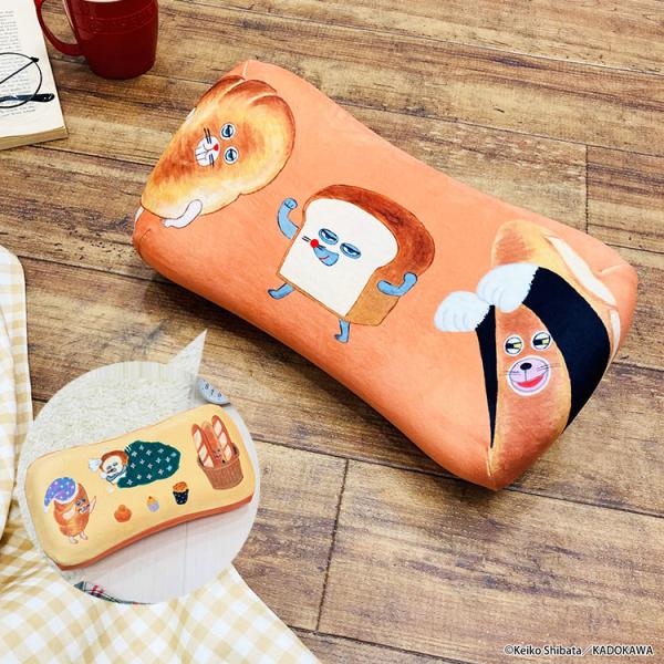 【発売日：2024年12月02日】■商品サイズ幅?33 x 奥行16 x高さ 8 cm■重量260g■生産国中国■特徴パンどろぼうの寝具・インテリアグッズシリーズ腰当てや持ち運びにも便利な、小さめ約16x33cmサイズもっちり感触の低反発が...