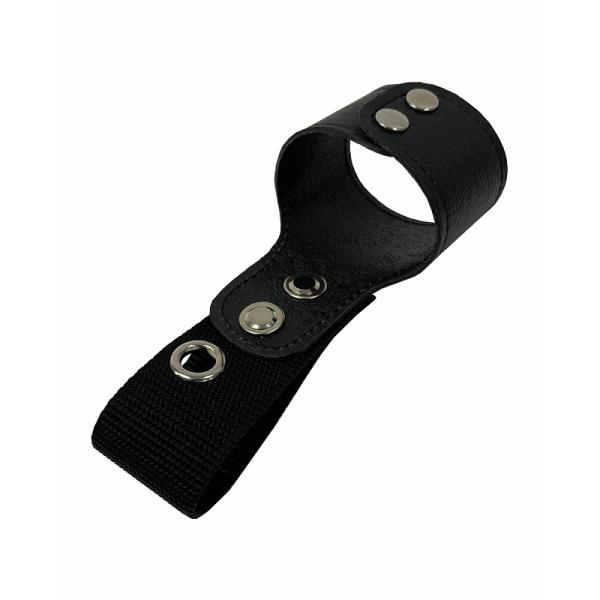 【発売日：2017年04月20日】【商品詳細】スリムサイズで小スペ−ス取付。セ−フティコ−ド取付用ハトメ付商品カラー名称：黒生地：ポリプロピレンレザ−　金具：スチ−ルメッキ中国製