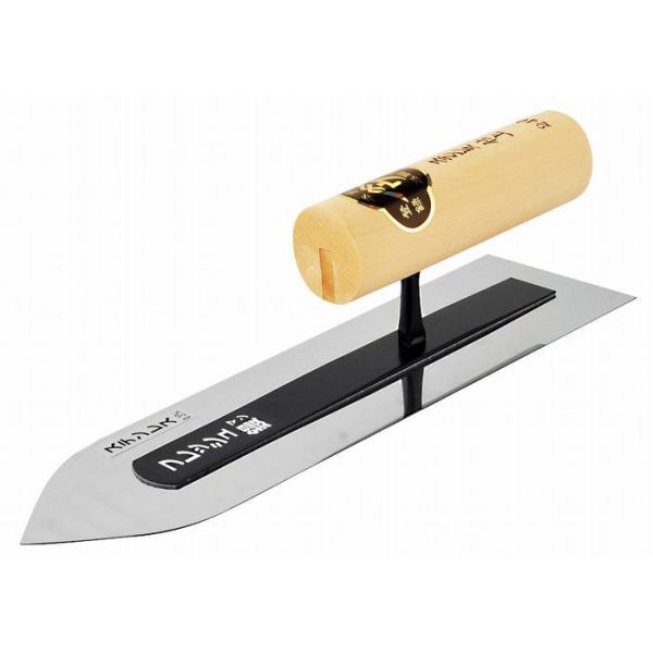 【発売日：2017年04月20日】【商品詳細】接着タイプのしなる仕上鏝です。珪藻土にもＯＫです。用途：本職用仕上鏝全長：245ｍｍ重量：130ｇ板厚：0．3ｍｍ刃：ステンレス、柄：木