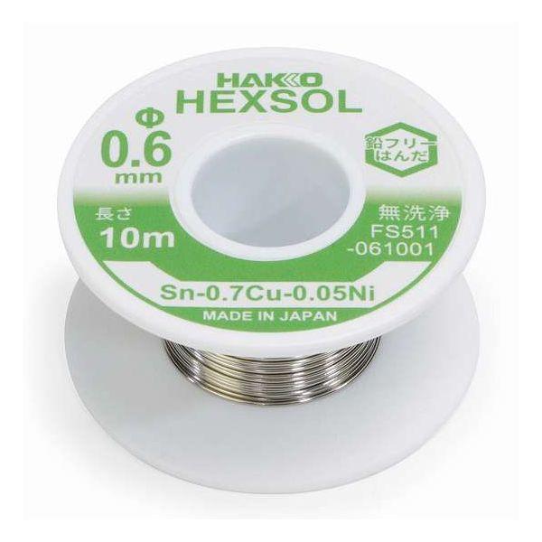 【発売日：2026年01月20日】商品説明●スズ、銅、ニッケル●シルバー●用途：電子部品のはんだ付けに●サイズ（約）：φ0.6×10m●重量（約）：12g●組成：スズ99%、銅0.7%、ニッケル0.05%●フラックスの有無：あり（ROM1）...