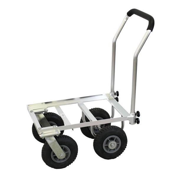 【発売日：2021年12月23日】●製品サイズ：幅390×奥行670×高さ860mm●荷台サイズ：幅390×奥行550mm●製品重量：9kg●積載数：コンテナ1個積み●最大積載重量：80kg●材質：本体/アルミ●タイヤ：エアータイヤ●前輪の...