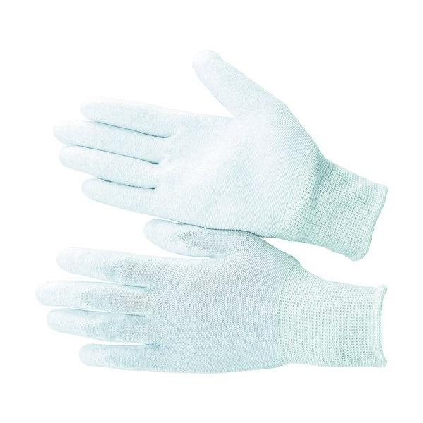 【発売日：2019年05月21日】【商品詳細】●導電繊維を使用し、摩擦帯電、接触帯電を防ぎます。●指先にポリウレタンをコーティングし、グリップ性を向上しています。●電子部品の組み立てに。●色：グレー●サイズ：L●ゲージ数：13●リストカラー...