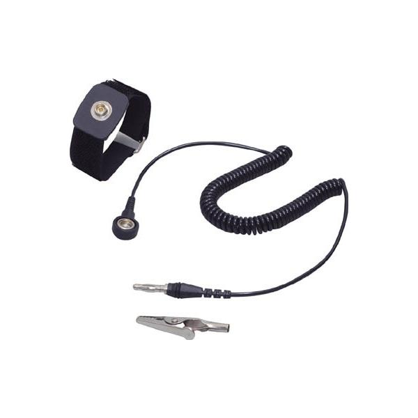 【発売日：2015年08月21日】【メーカー型番】AS-101-6【JANコード】4983621880014【ブランド】カスタム【特徴】●マジックテープ式のリストストラップです。【用途】●半導体工場・精密機器組み立て作業での静電気除去。【仕...