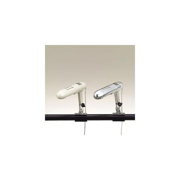 【発売日：2013年08月23日】● EFD15W E26 電球形蛍光ランプ付　●カラー：、クローム●中間スイッチ付、ビニールコード2m 付　●セード径：φ 60　●高さ：220●クリップはさみ巾：30　●重量：0.4kg●調光器との併用は...