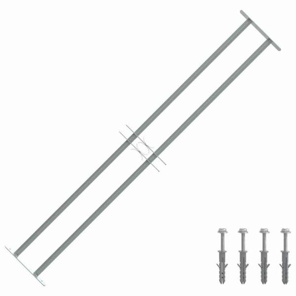 【発売日：2025年12月02日】防犯用窓格子は、お家やオフィスの防犯性を高めるため、高水準で製造されています。 頑丈な亜鉛メッキスチール製で、2つのクロスバー付きの防犯窓格子。丈夫で耐久性に優れ、空き巣から効果的に財産を守ります。飾りが付...