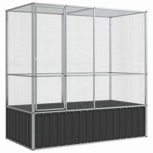 【発売日：2026年07月29日】この鳥小屋は、鳥たちが安全に飛んだり遊んだりできる、居心地の良い快適な場所を提供します。頑丈な亜鉛メッキ鋼構造のおかげで、この鳥小屋は長持ちするように作られています。さらに、ウサギ、アヒル、ニワトリ、ガチョ...