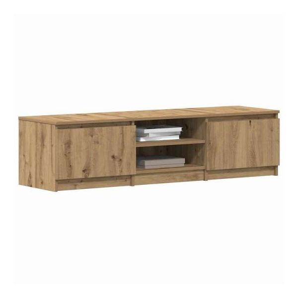 【発売日：2026年04月16日】トレンディでありながら実用的なデザインが特徴のこの頑丈なテレビキャビネットは、間違いなくあなたの部屋の中心になるでしょう。安定した耐久性のある素材：エンジニアードウッドは、湿気、反り、割れに強い滑らかな表面...