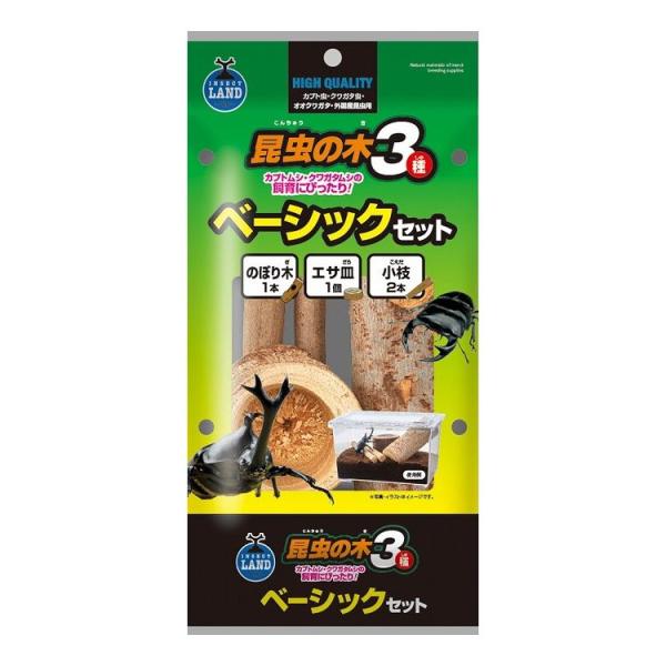 【発売日：2025年03月11日】【商品説明】カブトムシ・クワガタムシの飼育の始めにあると便利なアイテムをセットにしました。・のぼり木昆虫たちがエサを食べたり遊んだりするために必要です。・エサ皿平型ゼリーにぴったりな穴があいたコンパクトなエ...