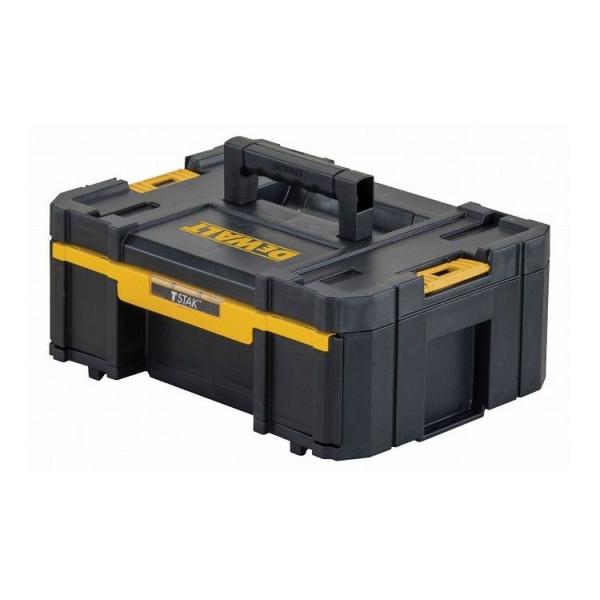【発売日：2025年01月27日】DEWALT デウォルト TSTAKティースタック チェスト 1段 DWST17803 【商品説明】●材質：ポリプロピレン●スタッキングラッチ。●ラベルプレート。●キャリーハンドル。●サイドグリップ。●引出...