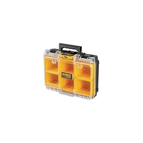 【発売日：2025年01月27日】DEWALT デウォルト TOUGH SYSTEMタフシステム2.0 ハーフサイズオーガナイザー DWST83392-1 【商品説明】●材質：ポリプロピレン/ポリカーボネード●IP65防塵・防滴。●小物も管...