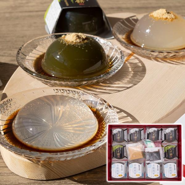 【発売日：2025年02月18日】原材料(アレルギー表記含む)：【くず餅プレーン】[葛餅]砂糖（国内製造）、本葛粉、寒天／トレハロース、増粘多糖類[黒蜜]液糖（国内製造）、果糖ぶどう糖液糖、黒砂糖[きな粉]砂糖（国内製造）、大豆（分別生産流...