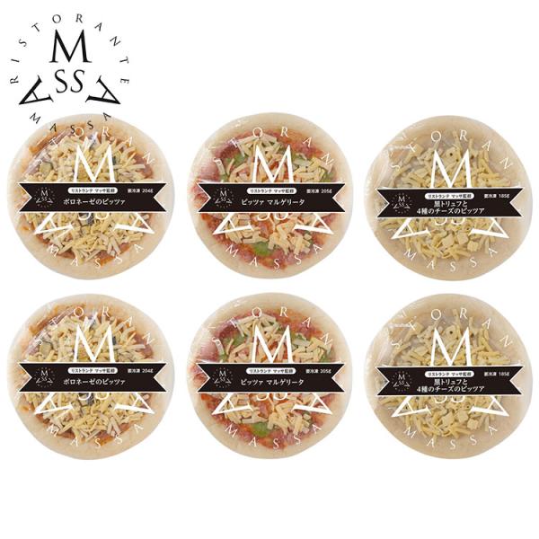 【発売日：2024年06月07日】【商品区分】食品【保存方法】冷凍【メーカー名】上郡　トンソン【生産国・加工国】日本【賞味期限】出荷日より90日【内容量】黒トリュフと4種のチーズのピッツァ、ボロネーゼのピッツァ、ピッツァ　マルゲリータ×各2...