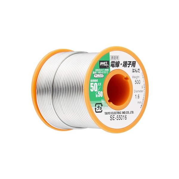 【発売日：2024年04月22日】特長●エンジニアの厳しい要求に応える高純度リール巻きはんだです。仕様●線径(mm)：φ1.6●鉛フリーはんだ対応：非対応●リール巻き鉛入りはんだ(ヤニ入り)スズ(%)：50原産国（名称）：日本