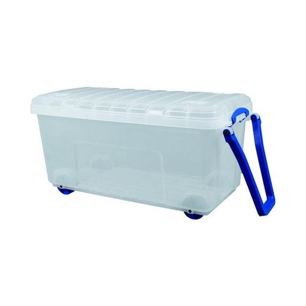 【発売日：2022年06月15日】【商品詳細】●非常に頑丈で壊れにくいイギリス製のキャスター付コンテナです。●ロック機構を備えたハンドルと移動に便利なロングハンドル付です。●フタをした状態で完璧なスタッキング（積み上げ）が可能です。●色：ク...