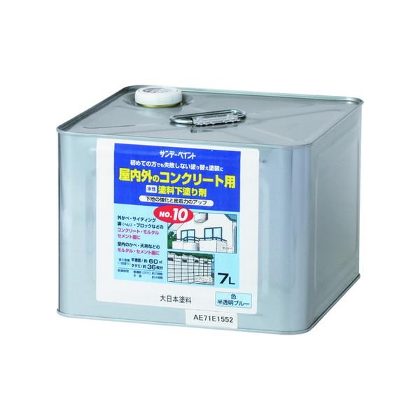 【発売日：2023年12月13日】【商品スペック】特長用途仕様●色：半透明ブルー●容量(L)：7仕様２●水性塗料下塗り剤Ｎｏ．１０半透明ブルー７Ｌ材質／仕上セット内容／付属品注意