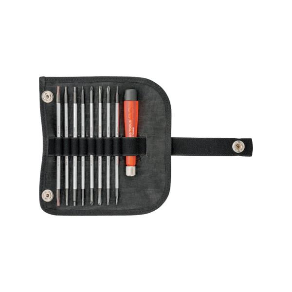 【発売日：2023年12月13日】【商品スペック】特長●ブレードの長さは無段階で調整可能です。●よく使う精密ドライバーのセットです。●セットは持ち運びに便利なロールタイプのポーチに収納できます。用途仕様仕様２●質量(g)：102●ブレード長...
