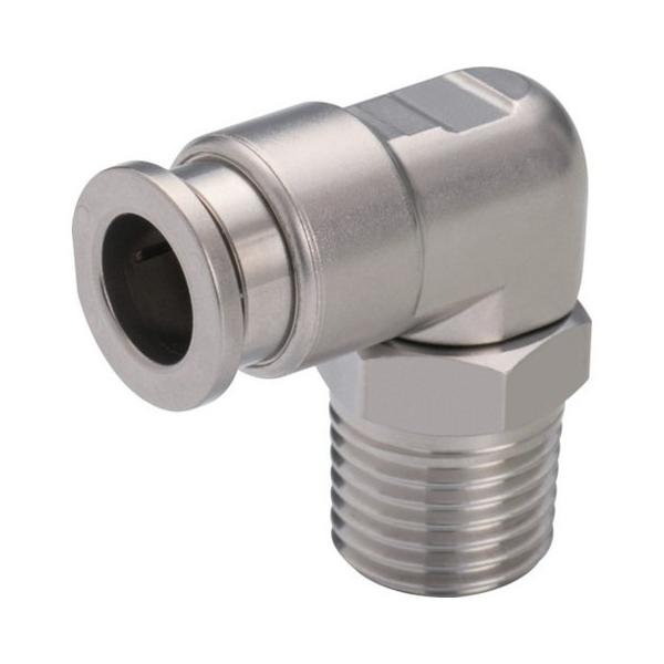 【発売日：2022年06月23日】【商品詳細】●耐蝕に優れたSUS316製ワンタッチ継手です。●食品、薬品、医療、半導体などの分野の配管に。●接続口径：R3/8●適合チューブ外径D(mm)：10●六角対辺(mm)：17●ねじ部材質・表面処理...