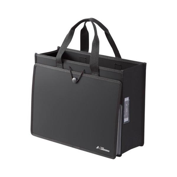 【発売日：2022年06月23日】【商品詳細】●折りたたみ式のツールバッグです。●書類整理に便利なジャバラポケット付きです。●タイプ：A4●色：ブラック●高さ(mm)：277●幅(mm)：360●奥行(mm)：150●耐荷重（ｋｇ）：8材質...