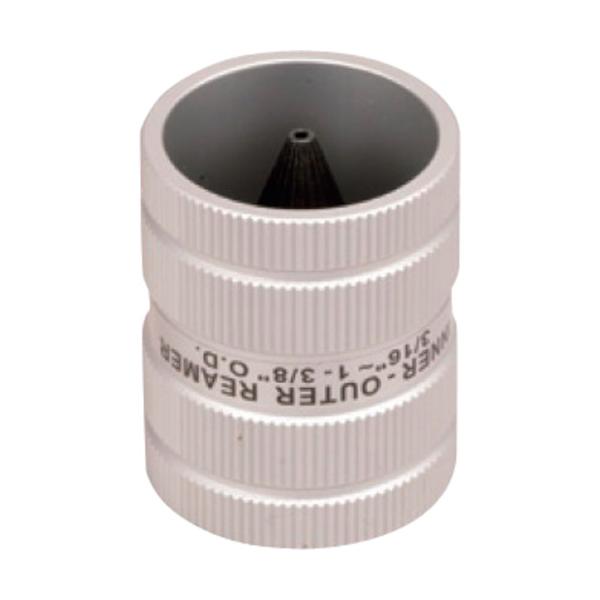 【発売日：2025年05月28日】特長●アルミ製のリーマです。用途●内面・外面のバリ取りに。仕様●適合管内外径インチ(ミリ)：3/16〜1-3/8(5〜34)●刃部：40枚刃●全長(mm)：60●直径(mm)：49●対象材・サイズ：銅・ステ...