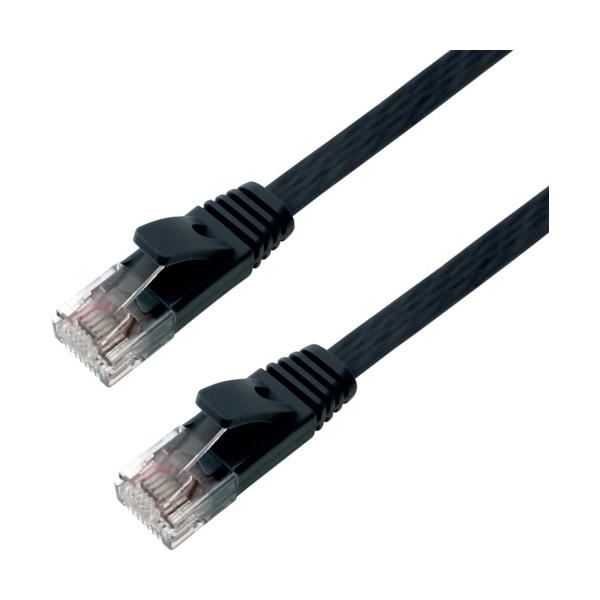 【発売日：2025年07月28日】●CAT6A / カテゴリー6A対応です。●コネクタのツメ折れを防止するプラグカバー付きです。●屋内配線用。●色：ブラック●ケーブル径(mm)：1.6X6●ケーブル色：ブラック●ケーブル結線：ストレート全結...