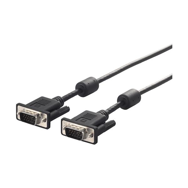 【発売日：2025年05月28日】特長●HD-D-sub(15ピン)のディスプレイケーブルです。●直径約4.5mmの極細ケーブルで取り回しラクラクです。●75Ωの同軸ケーブル使用です。●対応機種:パソコン(VGA)とHD-D-Sub仕様(1...