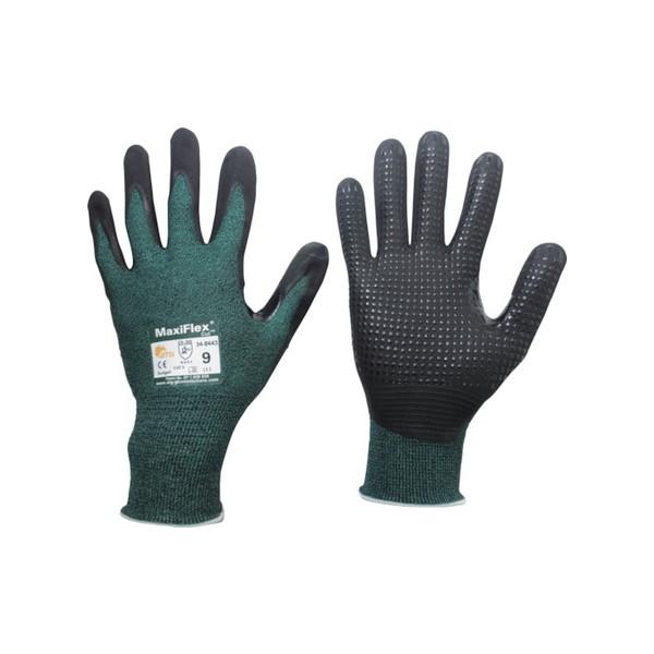 【発売日：2023年12月13日】【商品スペック】特長●滑り止めドット加工により手袋のコーティング面のクッション性が向上し、反復作業や重量物の取り扱いに適しています。●親指と人差し指間の指又を補強することで耐切創性と耐久性を向上させました。...