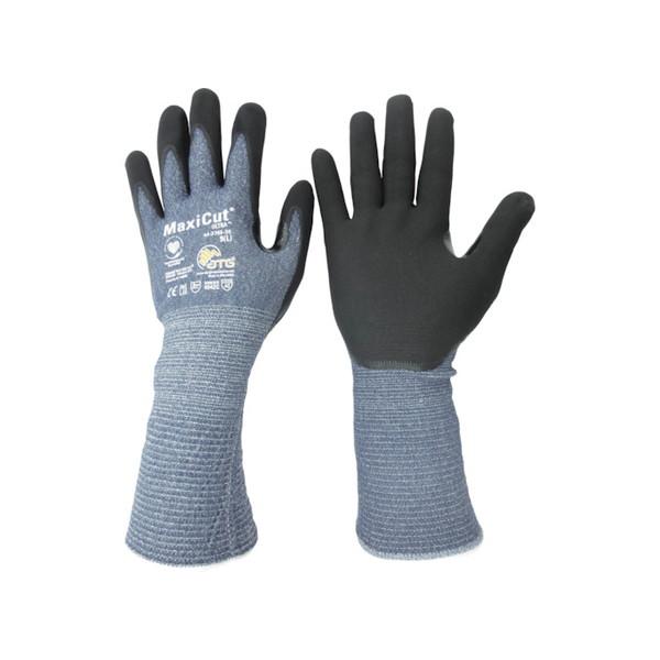 【発売日：2023年12月13日】【商品スペック】特長●マキシカット・ウルトラは、従来のマキシカットの耐切創性に薄さ・快適性・耐久性をさらに高めた耐切創手袋です。●親指と人差し指間の指又を補強することで耐切創性と耐久性を向上させました。●国...