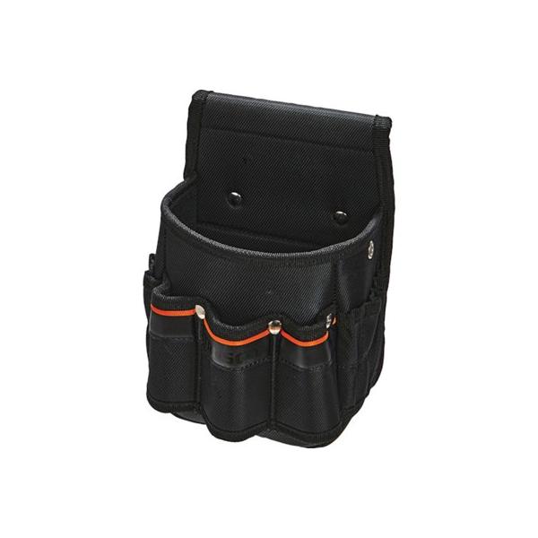 【発売日：2024年04月22日】特長●汚れが目立ちにくいブラックを基調としたデザインです。●合皮を使用しており、高級感を兼ね備えた腰袋です。●開きやすく形状がくずれやすい部分を補強しています。●3段のため収納力が大きく、一度に多くの工具を...