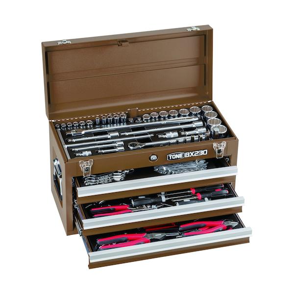 【発売日：2025年05月21日】特長●数量限定生産、チョコレート仕様です。●産業機械、自動車整備向けとして様々な場面で活躍する充実した内容のセットです。用途●自動車整備用・各種産業機械用。仕様●ケース色：チョコレート●ケース寸法(mm)間...