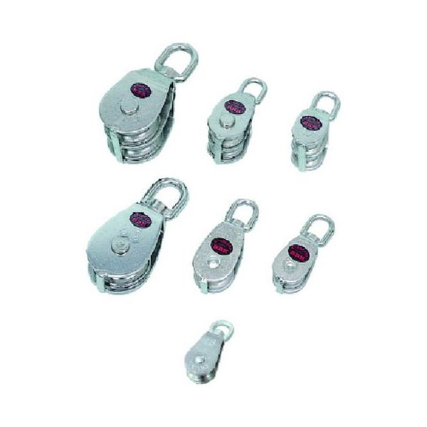 【発売日：2022年06月20日】【商品詳細】●サビに強いステンレス製です。●ロープを通し、荷物などの吊り上げや引っ張り作業。●基本使用荷重(t)：0.125●車径(mm)：32●最大使用ロープ径(mm)：8●車数：1●使用荷重(kg)：1...