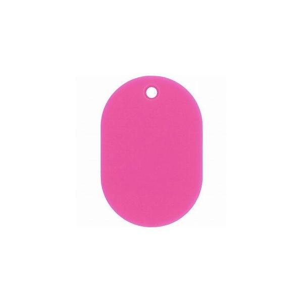 【発売日：2023年05月23日】【商品スペック】■特長・キーホルダーや番号札に最適です。・色を組み合わせてご使用ください。■用途・分類・整理等における表示用名札として。■仕様・色：ピンク・縦(mm)：45・横(mm)：30・厚さ(mm)：...