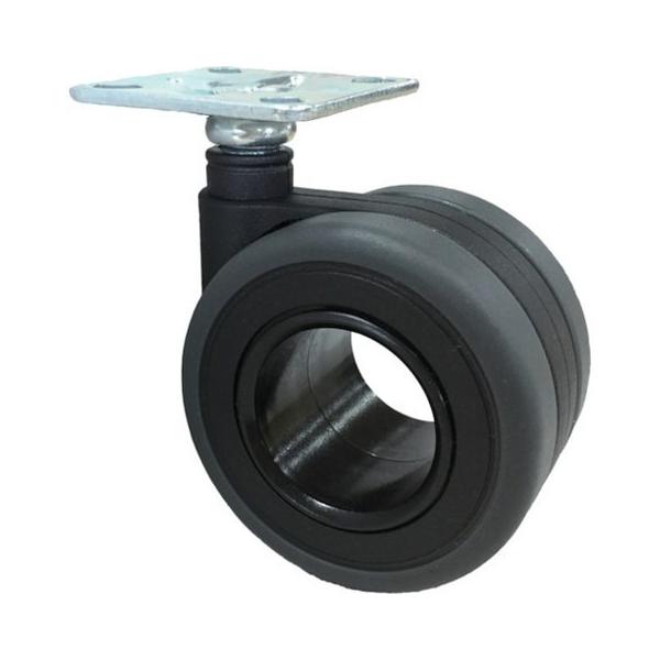 【発売日：2022年06月20日】【商品詳細】●車輪中央部が空洞になっているデザイン性の高いキャスターです。●ほこりなどが溜まりにくい形状にもなっています。●シェルフ箪笥、ワイヤ家具、イス、デザインカートのホイールに使われます。●許容荷重(...