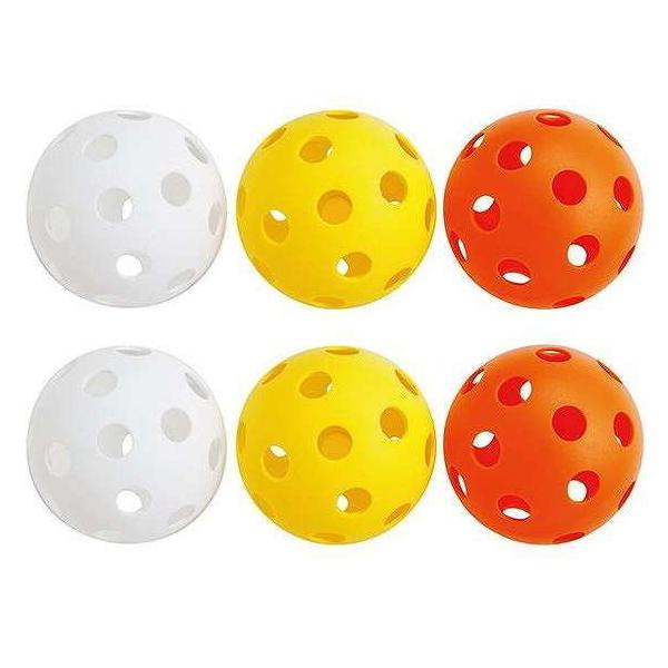 【発売日：2025年07月07日】【商品説明】ティー&amp;トスでの打ち分けトレーニングに最適です。製造国:台湾素材・材質:PE(ハードプラスチック)商品サイズ:Φ92mm重量:約38gセット内容:6個パック(各色2個入)