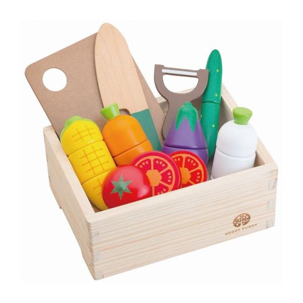 【発売日：2024年05月17日】【商品特徴】神戸発のオリジナル木製玩具ブランド。3才から遊べるマグネットのおままごとです。野菜が６種とほうちょう、まないたが入った、2つ切りや3つ切りまで切る遊びが楽しめます。マグネットにふたをした見えない...