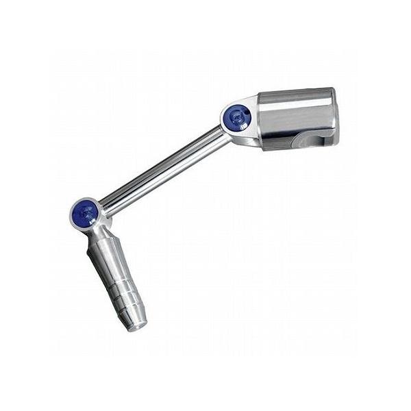 【発売日：2024年05月30日】【商品詳細】寸法:全長275mm(棒部分200mm/差込ネック部分118mm)重量:300g調節角度:段階調節式(30度ずつ)色:シルバー材質:プラスチック・ステンレス・アルミ(落下防止部品/ゴム)●お取り...