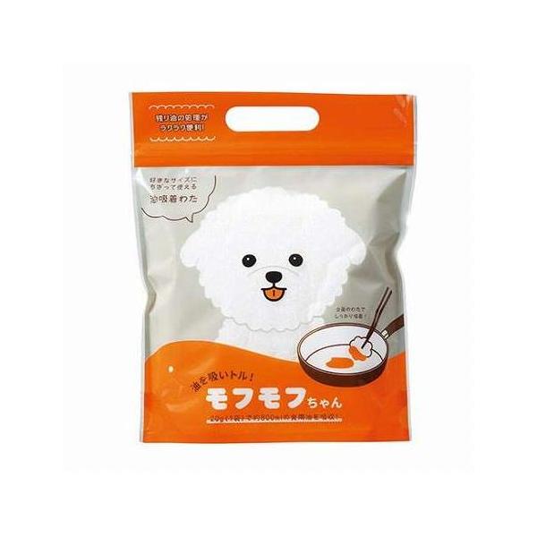 【発売日：2026年02月10日】油吸いトル!モフモフちゃん20g(1袋)で約800mlの油を吸収する綿状の商品。必要な分をちぎって使えるので日常使いに便利。目を引くかわいい犬のパッケージも魅力です。内容量 : 約20g重量 : 42g材質...