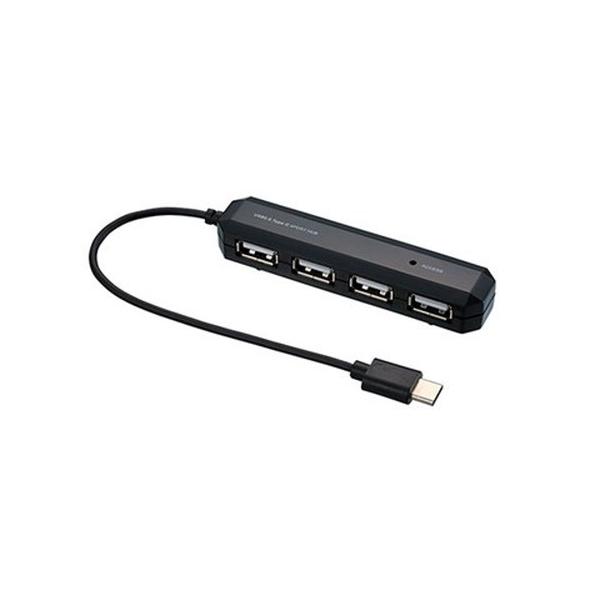 【発売日：2024年11月15日】コンパクト&amp;スリム26面デザイン特長Type-Cコネクタを搭載したUSB2.04ポートハブブルーに輝くアクセスLED搭載Type-Cポート搭載のPCやスマホ・ダブレットで、マウスやキーボード、USB...