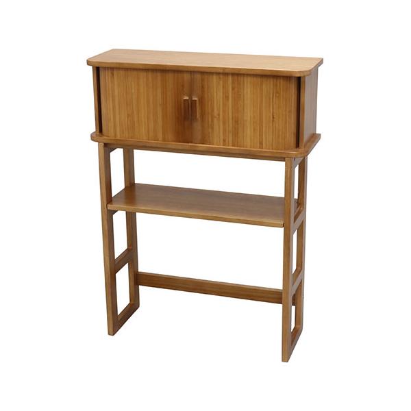 【発売日：2025年10月29日】【商品概要】竹製のジャバラ扉で狭い場所でも大活躍なコンソールテーブル。スリムタイプで場所を取らず色々な場所で使えます。棚板は上下お好きな位置に設置できます。【商品仕様】・材質 : 天然木桐材(ラッカー塗装)...