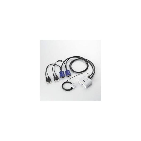 手元のスイッチを押すだけで簡単切替!色々なUSB機器を2台のパソコンで共有できるUSBパソコン切替器。パソコン側もUSB接続なので、ノートパソコンも切替可能![仕様]■対応パソコン:Windows Vista(32bit、64bit)、XP...