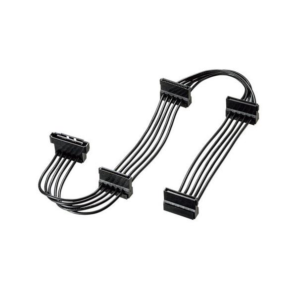 【発売日：2019年12月27日】商品説明ディスクアレイなどHDDやSSDを複数台接続する時に便利なSATA電源4分岐ケーブルSATAの内部電源に4分岐出来るケーブルですディスクアレイなどHDDやSDDを複数接続する時に便利ですSATA15...