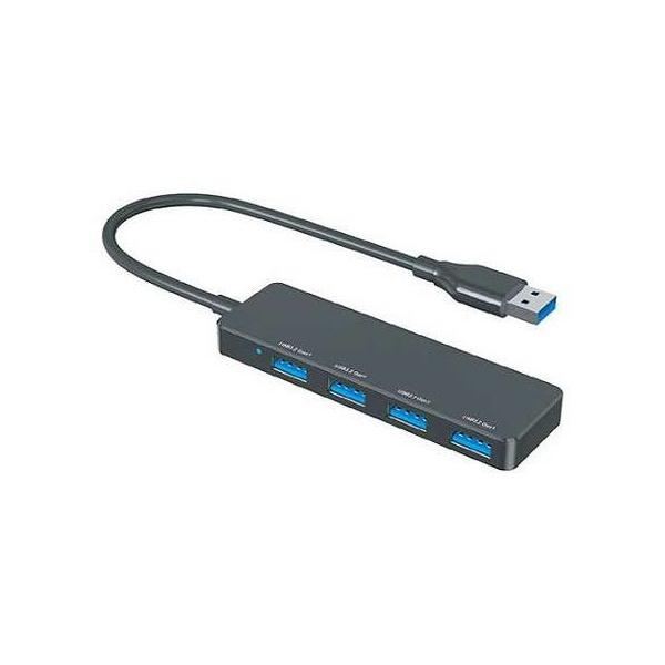 【発売日：2026年02月27日】USBType-Aポートを4つに拡張ができる便利な4in1USBハブ●カラー:ブラック●コネクタ形状:Type-A●搭載ポート:Type-Aポート(USB3.2Gen1×1/USB3.1Gen1)(最大5G...