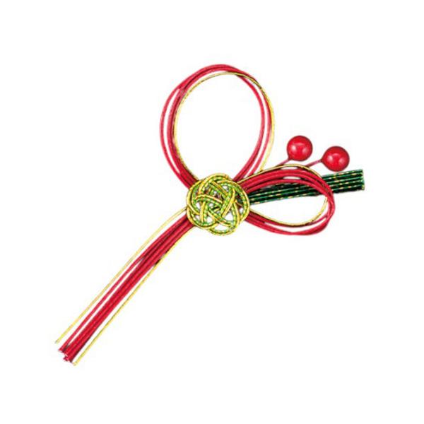 【発売日：2025年10月29日】【商品概要】人気のお祝い水引です。雰囲気があり、おせちや正月の料理、お祝いの演出に最適です。両面テープ付なので、ワンタッチで固定できます。【商品仕様】サイズ : 約4.7×9.5cm重量 : 182g生産国...