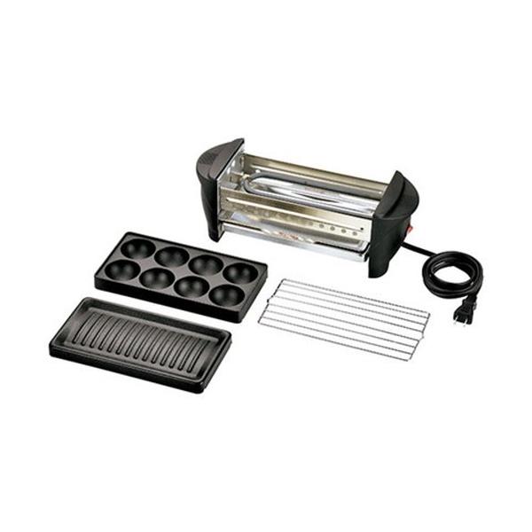 【発売日：2024年11月15日】ソレイユの家呑み屋台特長卓上で焼けるマルチ焼き器!焼き鳥はもちろん、プレートを変えて焼肉やたこ焼きなど手軽に楽しめます。仕様メーカー型番:SL-1070内容物:30.5×11×10.5cm・本体:(PBT)...