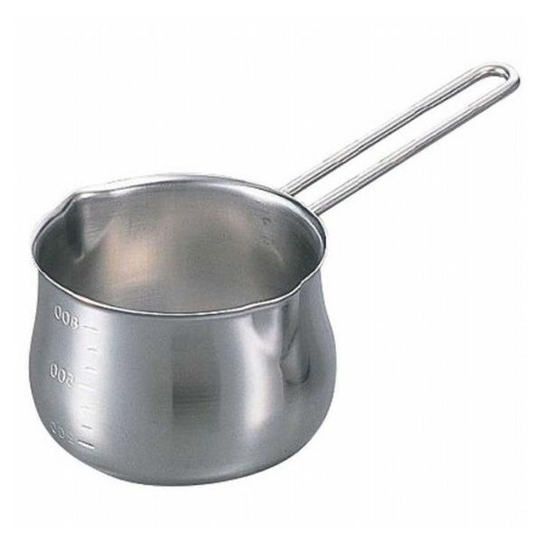 【発売日：2020年04月10日】タケコシ 18-8目盛付ミルクパン 800ml 020065JANコード：4936549300225規格：規格800mlサイズ：内径×深さ/満水容量φ120×83mm/0.9lサイズ容量1：φ120×83m...
