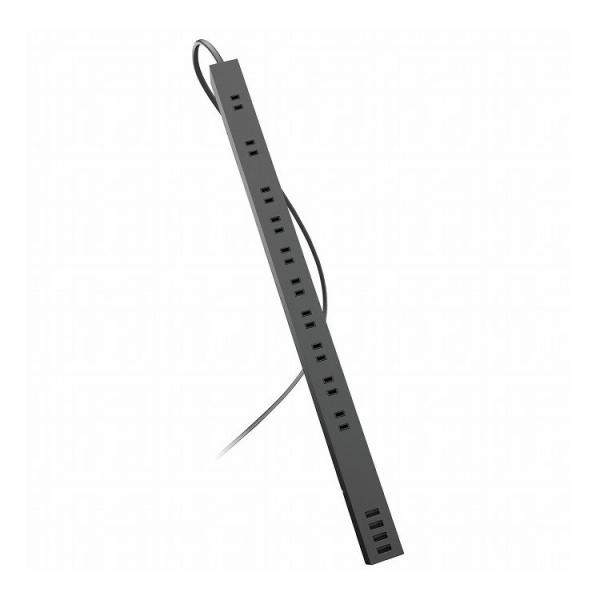 【発売日：2023年12月02日】10個の差込口と4個のUSB-Aポートを備えた細身のUSBタップです。USBポートの合計最大出力は24W(5V/4.8A)でACアダプターを利用することなく、対応するスマートフォンやタブレットを複数同時に充...