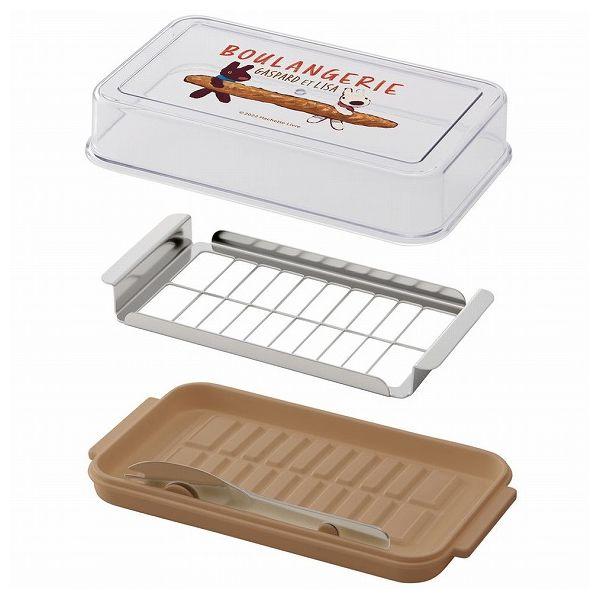 【発売日：2022年12月15日】【商品詳細】市販の200gのブロックバターを一度に20個（約10g）にカット！！お菓子やパンを作るときの分量の目安にも便利です★ケース内に収納できる便利な先割れバターナイフ付き。冷蔵庫保存に便利な乾燥を防ぐ...