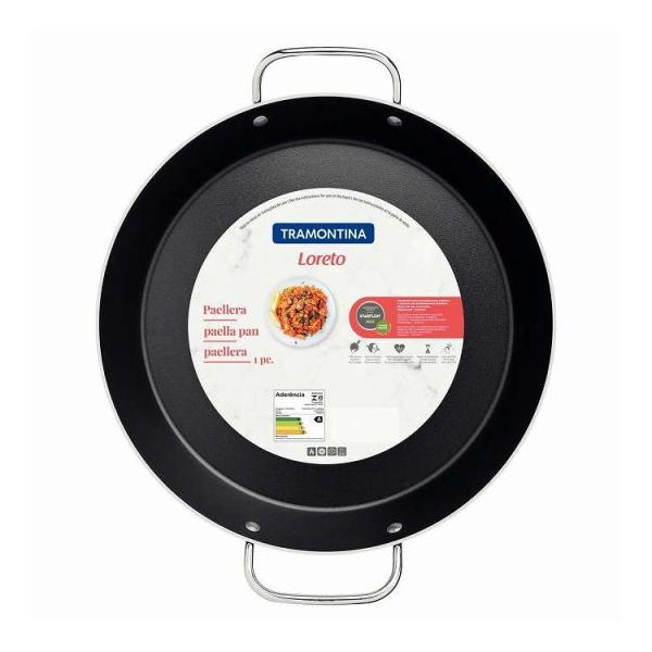 【発売日：2025年09月02日】●Loretoのパエリア鍋。【商品情報】●Loretoのパエリア鍋。●食洗機対応。●商品サイズ(約):直径380mm、450×385×75mm●商品重量(約):1000g●材質:メタリックグラファイトハンドル