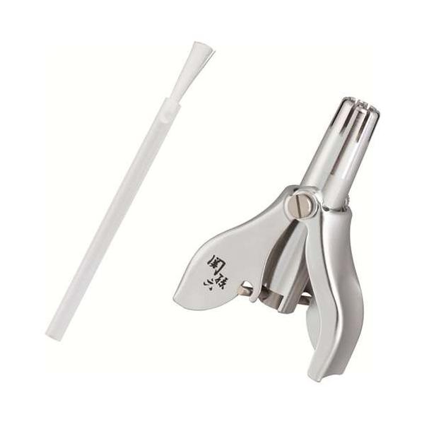 【発売日：2016年12月15日】【商品詳細】【用途】鼻毛のお手入れ。【機能・特徴】鼻腔を傷めず鼻毛をカットできます。お掃除ブラシ付です。【仕様】●サイズ：56×38×22mm。●重量：39g。【材質】●外軸：鉄(クロムメッキ仕上)。●内軸...